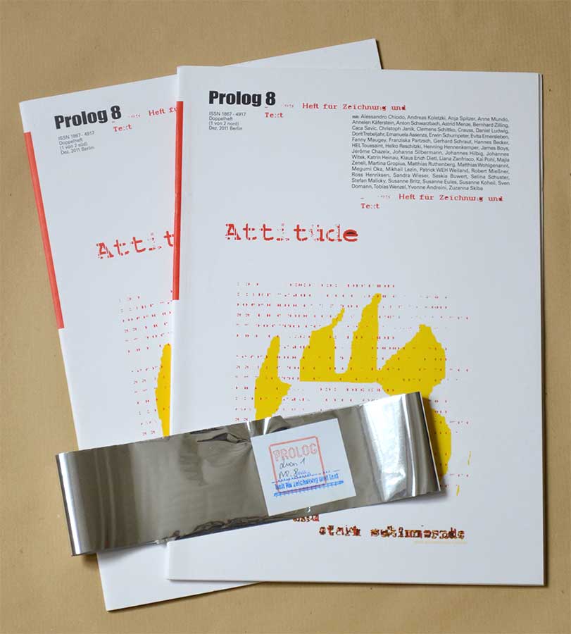 PROLOG 8 » Prolog - Heft für Zeichnung und Text